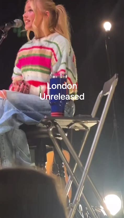 Freya Skye Singing Her Unreleased Song ‘london At Her First London Sh