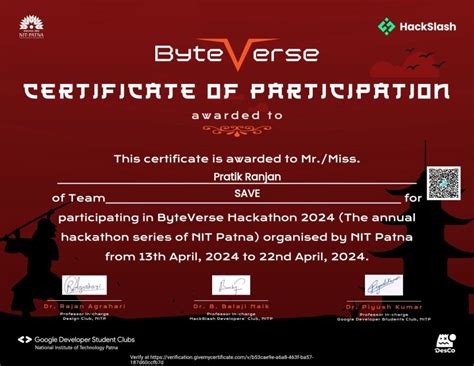pratik ranjan on linkedin hackathon nitpatna hackslash