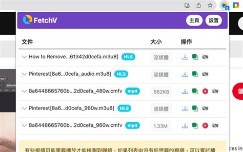 fetchv 萬用串流影音下載器，支援hls m3u8 mp4 blob格式 梅問題．教學網