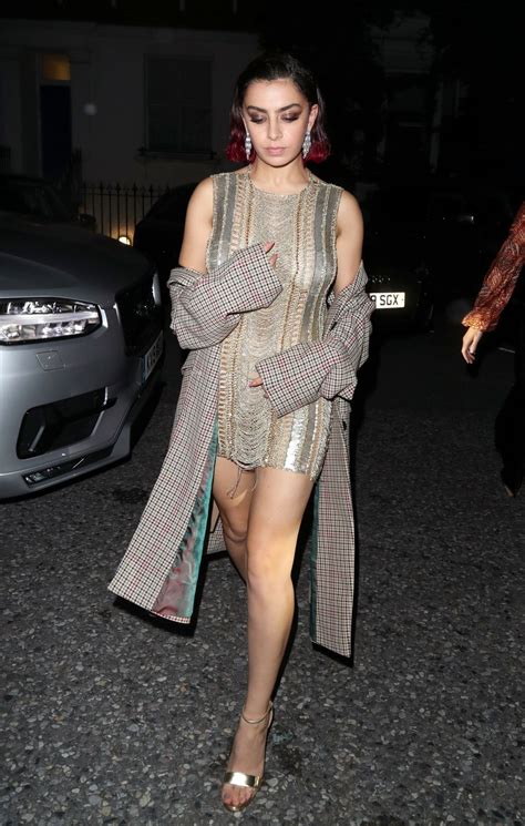 Busty Beauty Charli Xcx Looks Awesome In A See Through Dress The Fappening