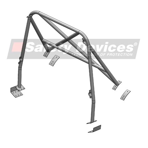 Safety Devices Vw Scirocco Mk1 6 Point Bolt In Roll Cage