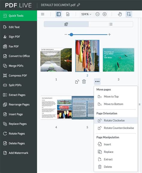 How To Rotate A Pdf Page Or Multiple Pages