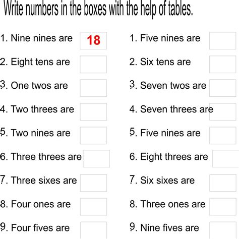 Write Numbers