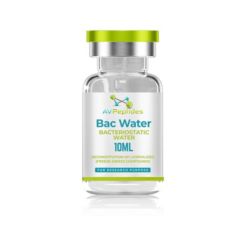 Bacteriostatic Water 10ml Powerful Germ Protection Agent