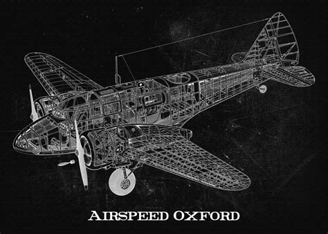 Airspeed Oxford Poster By Jat Designs Displate