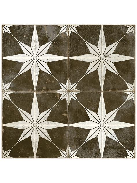 Estrella Night Star Pattern Tile 450x450x95mm