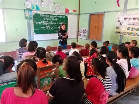 မိုင်းငေါ့မြို့တွင် ကျောင်းသား၊ ကျောင်းသူများ အသိပညာပြန့်ပွားရေးအတွက် နယ်လှည့်ဟောပြောပွဲ ကွင်းဆင