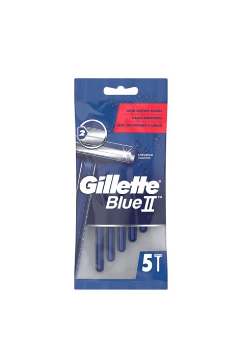 Gillette Blue Ii Disposable Razor 5 Pack Allcures