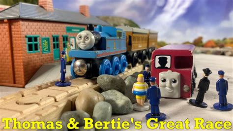 Thomas And Berties Great Race Thomas And Friends Wooden Railway Remakes Youtube