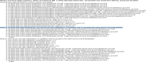 No Loginmodule Found For Scramloginmodule · Issue 237 · Camunda Community Hubzeebe Kafka