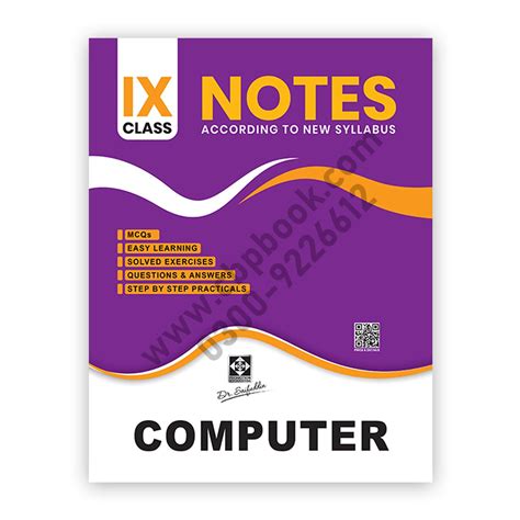 Computer Notes For Class Ix Class 9 By Dr Saifuddin Cbpbook