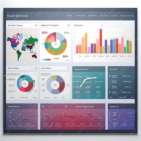 Premium Photo Web Dashboard Hr Employee Performance Dashboard Widget Based Layout Struct