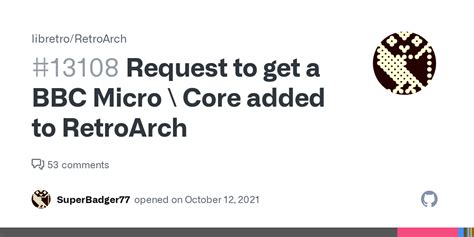 Request To Get A Bbc Micro Core Added To Retroarch · Issue 13108