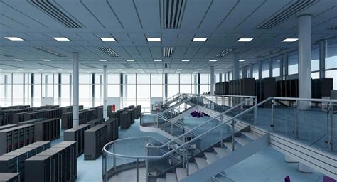 Data Centre 3d Model By Giimann