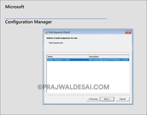 deploy windows 11 23h2 using configmgr task sequence
