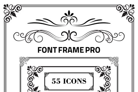 Font Frame Pro Elharrak Fontspace