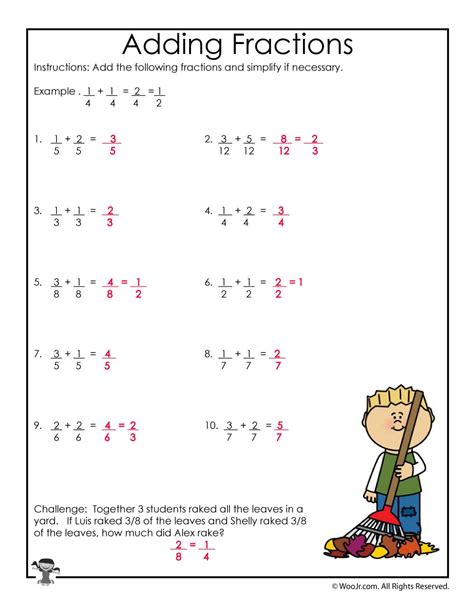 How To Do Addition Fractions