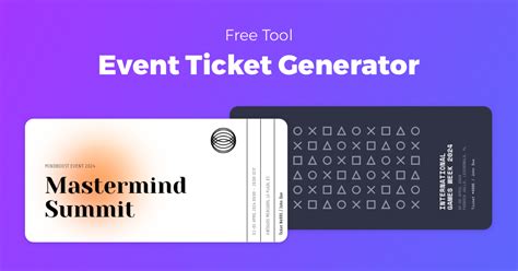 Free Event Ticket Generator Placid App
