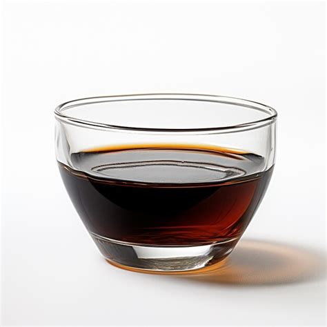 Premium Ai Image Dark Molasses In Glass Bowl