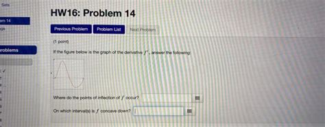 solved sots hw16 problem 14 om 14 gs previous problem