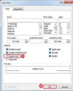 Ways To Batch Change Superscript Or Subscript Size In Your Word Document