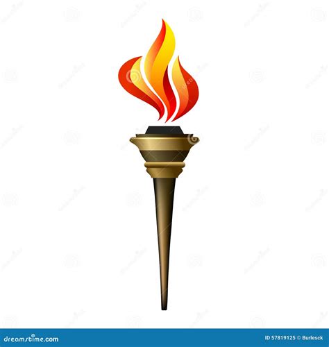 Vector Icon Of Torch Cartoon Vector 88028375