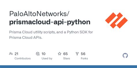 Github Paloaltonetworksprismacloud Api Python Prisma Cloud Utility Scripts And A Python Sdk