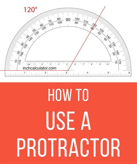 How To Use A Protractor Math Infographic Learning Mathematics Math Methods