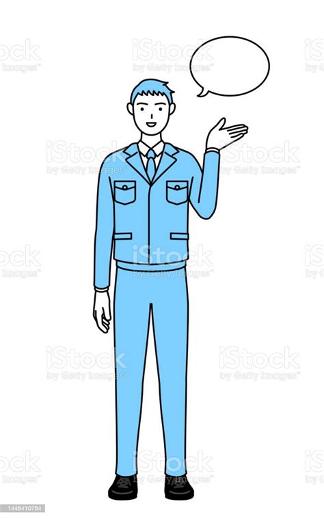 작업복을 입은 남자의 간단한 선 그리기 방향을 제시 닦아내다 건설 산업에 대한 스톡 벡터 아트 및 기타 이미지 건설 산업 건설 현장 건설업자 Istock