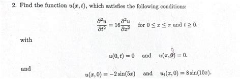 Solved Question Points Wave Equation D Alembert S Chegg