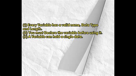 Plsql Tutorial 4 Plsql Variables In Oracle Database By Baizeedrony Academy Youtube