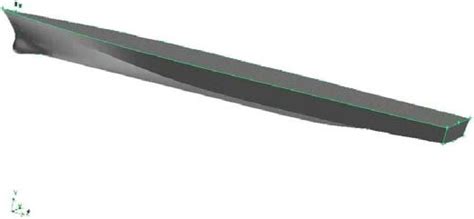 numerical ship model the velocities used for the calculation of ship