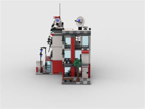 Lego Instructions Building Firestation Instruction