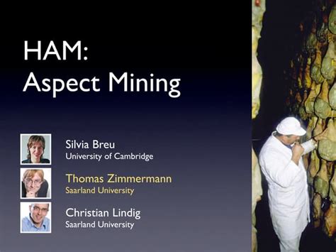 Aspect Mining For Large Systems Ppt