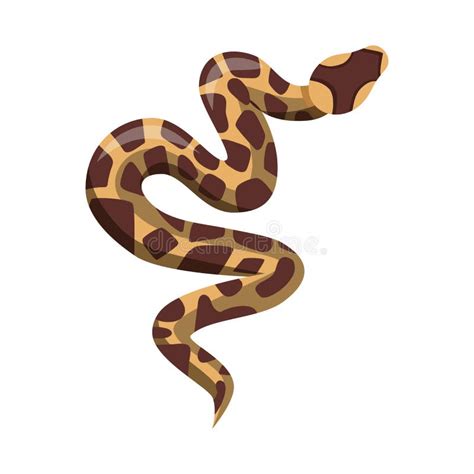 Isolated Object Of Serpent And Venomous Icon Web Element Of Serpent