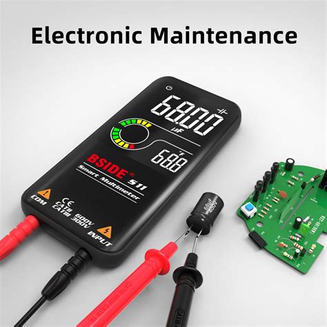 BSIDE Rechargeable Digital Multimeter Electrical Ammeter Tester Smart Auto Range Voltmeter