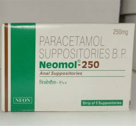 Neomol 250mg Suppository Wingsmed Online Pharmacy Exclusively For