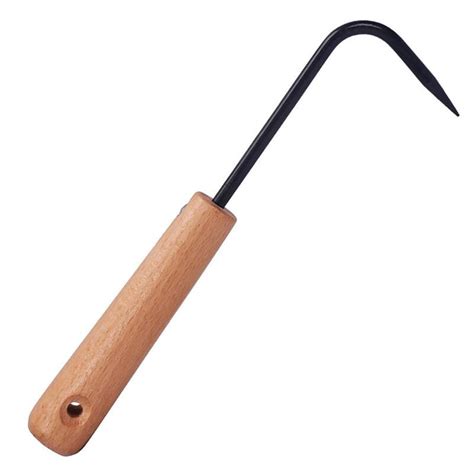 Garden Weeding Hook Manual Weeder With Wooden Hand Vicedeal