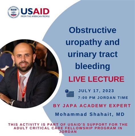“obstructive Uropathy And Urinary Tract Bleeding” Live Lecture Japa