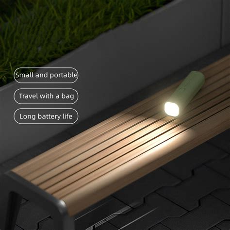 D2 Led 책상 테이블 램프 조명 3 모드 손전등 Edc 밝기 조절 터치 접이식 Usb 토치 침대 옆 독서 눈 보호 야간 조명