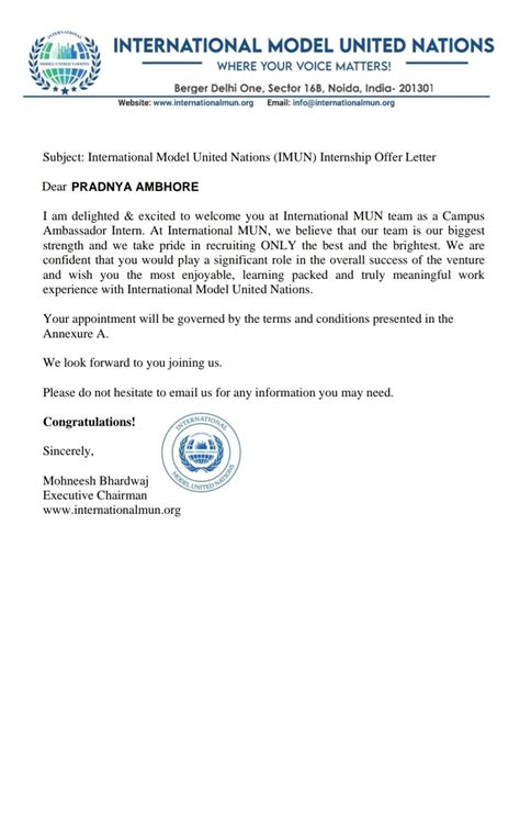 pradnya ambhore on linkedin unitednations internshipprogram