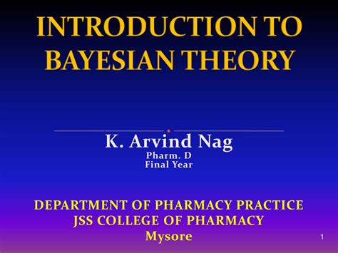 PPT Optimizing Drug Dosage Introduction To Bayesian Theory For Personalized Medication