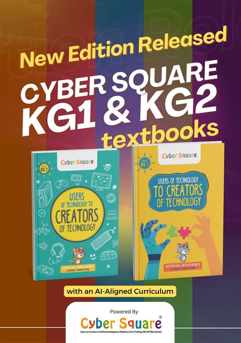 Cyber Square Introduces Tech Textbooks For Kg1 And Kg2 Cyber Square