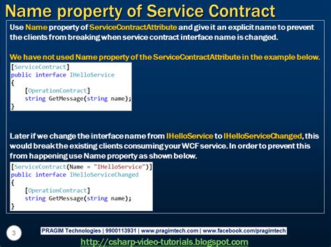 Sql Server Net And C Video Tutorial Part How To Make Changes To Wcf Service Without