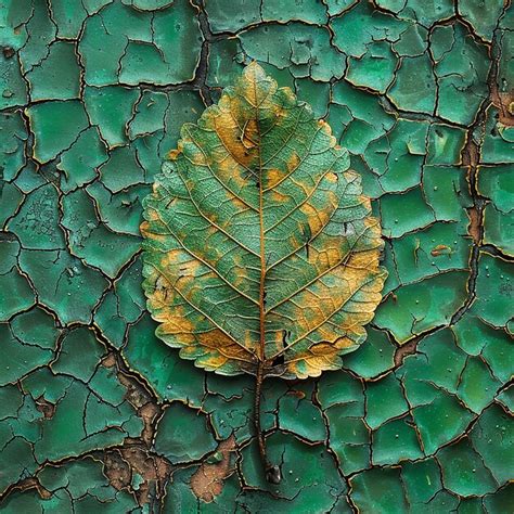 Leaf Texture Pattern Premium Ai Generated Image