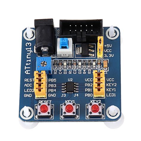 Attiny13 Development Board Tiny13 Avr Minimum System Learning For Sale Banggood Com