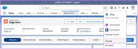 Step 6 Embedding Deal View In Opportunity Layout