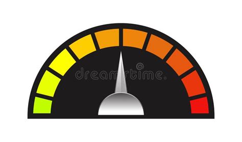 Speed Indicator Vector Template Stock Vector Illustration Of Progress