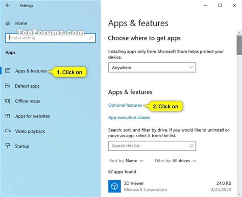 install or uninstall connect wireless display feature in windows 10