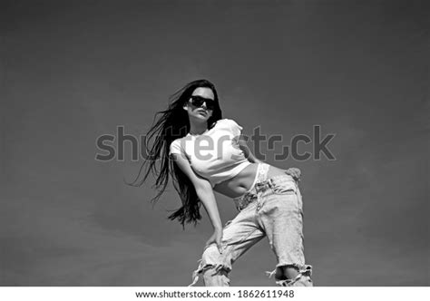 Sexy Female Wearing Pants Sexual Girl Stock Photo Shutterstock